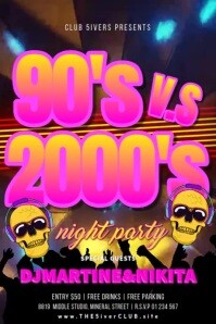 90's Vs. 2000's Tournament Template | PosterMyWall